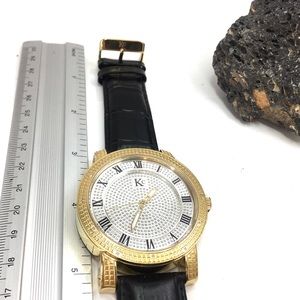 Techno Com by KC | Accessories | Kc Diamond Watch 45mm Stainless Steel ...